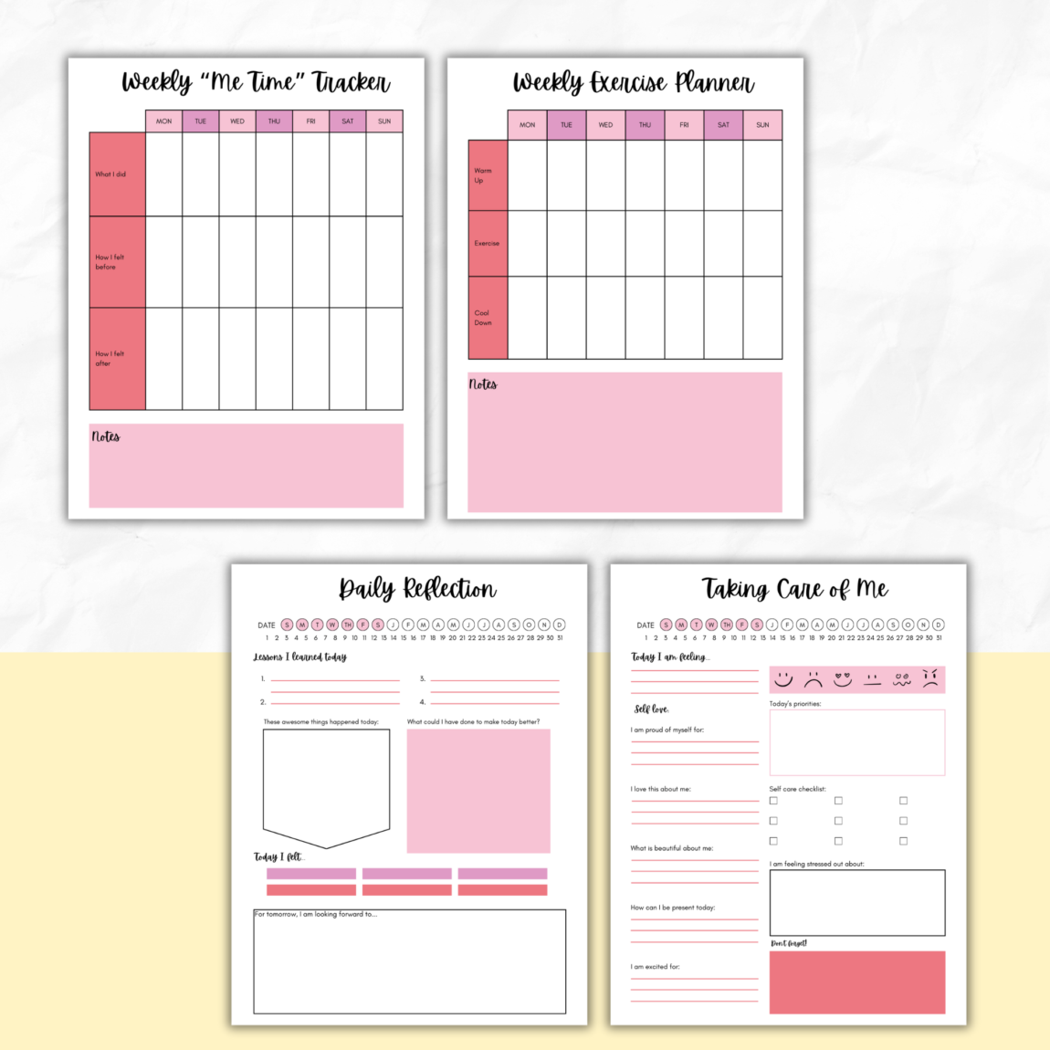 How to Make Money Selling Self-Care Planners - Her Digital Creative